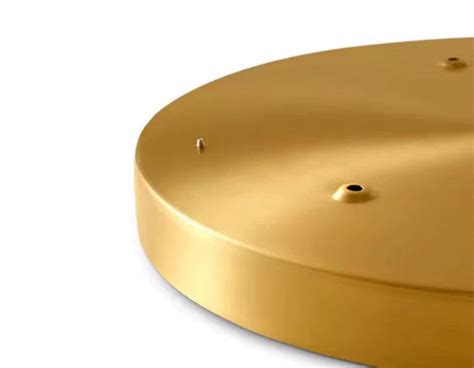 Modern Minimalism Copper Flush Mount Ceiling Light For Low Ceiling