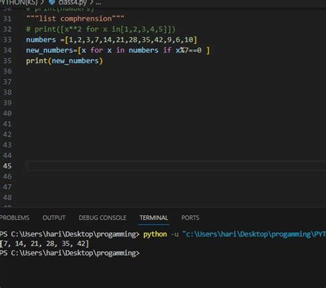 preethi k on linkedin task 10 list comprehension kiran sagar pythonlife