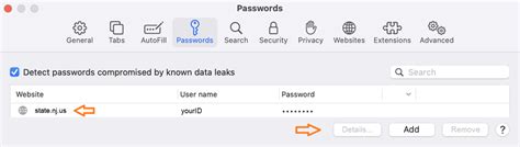 Browser Autofill Warning