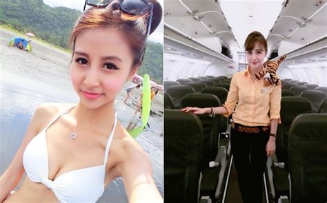 Viral Hot Taiwanese Flight Attendant With Doll Like Features Reckon Talk