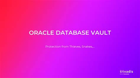 Doag Oracle Database Vault Ppt