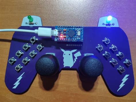 🎮 i designed this arduino based atmega32u4 controller that lets me