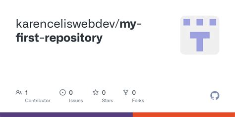 Github Karenceliswebdevmy First Repository