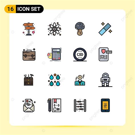 Color Grid Vector Hd Png Images Set Of 16 Vector Flat Color Filled