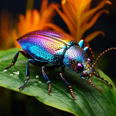 Premium Ai Image Colorful Bug Illustration