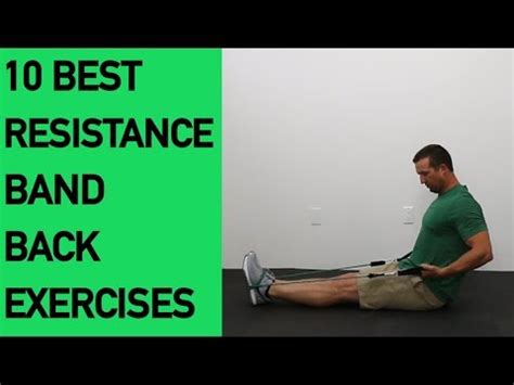 10 Best Resistance Band Back Exercises No Attaching Bands Upper