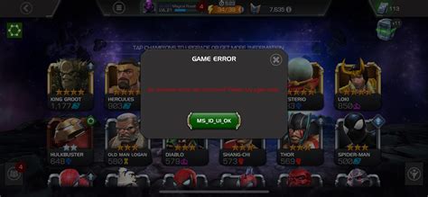 how do i fix this unkown error r contestofchampions