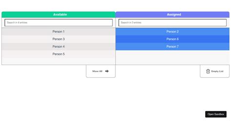 Vue Multiselection Box Examples Codesandbox