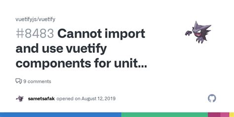 cannot import and use vuetify components for unit testing with jest