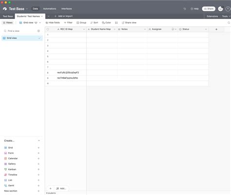 Automating Data From One Table To Another Automation Shown As Having Worked Yet Field Is Empty