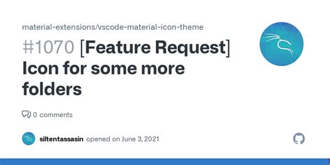 Feature Request Icon For Some More Folders Issue Material