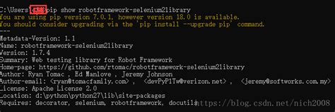 python2 7 robot framework自动化测试环境部署（windows下） jekins pytest环境变 windows csdn博客