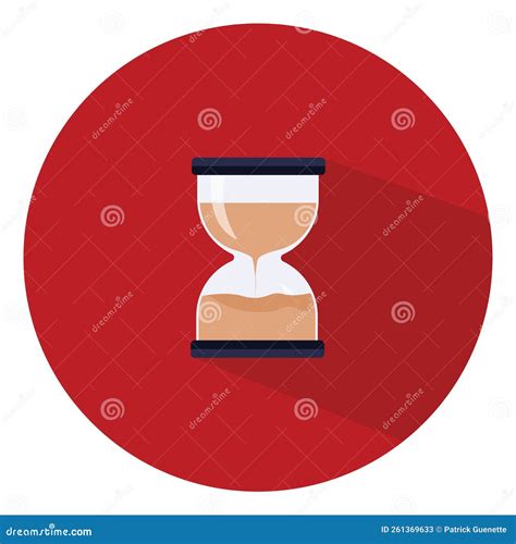 Sand Timer Icon Stock Vector Illustration Of Design 261369633