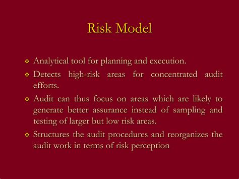 Risk Based Audit Approach Ppt