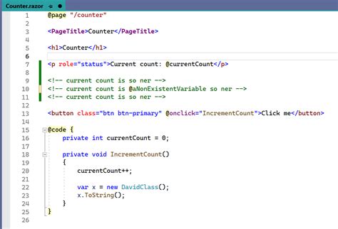 Classification Inside Html Comments In Razor Files Is Incorrect · Issue 6687 · Dotnetrazor