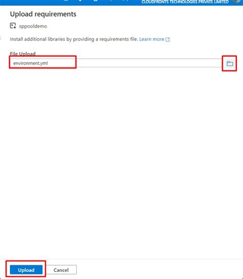 step 4 once you select your requirement file check the “immediately