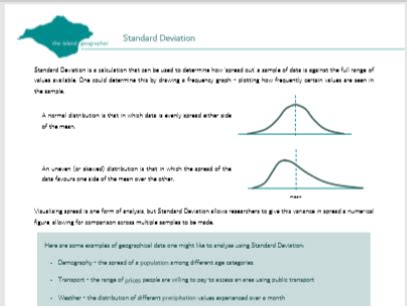 Standard Deviation Teaching Resources
