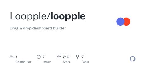 Github Looppleloopple Drag And Drop Dashboard Builder
