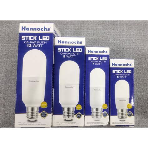 Jual Lampu Hannochs Led Bulb Stick W W W W Bohlam Led Hannochs Stick Led Watt Watt