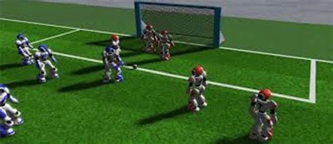 Two Teams Playing Robocup Soccer Simulation 3d Download Scientific