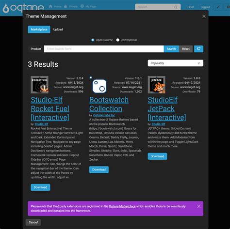 Theme Management Oqtane Docs Apis And More For The Modular Blazor Application Framework