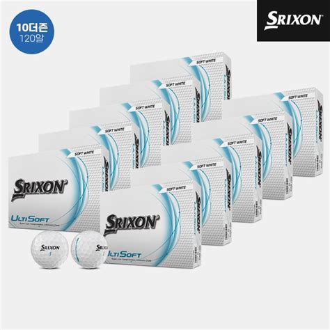 핫딜 10더즌 120알 던롭코리아 스릭슨 얼티소프트5 저압축 고반발 골프볼 남여공용 화이트 2피스 딜팡 골프용품 전문쇼핑몰