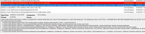sccm application request failed sqlexception caught in submitnewrequest
