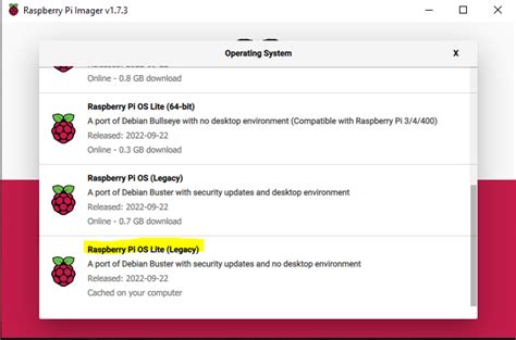 Install An OS With RPi Imager