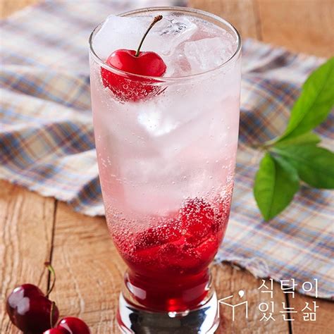 체리청으로 초간단 홈메이드 간식만들기 체리에이드 체리아이스크림