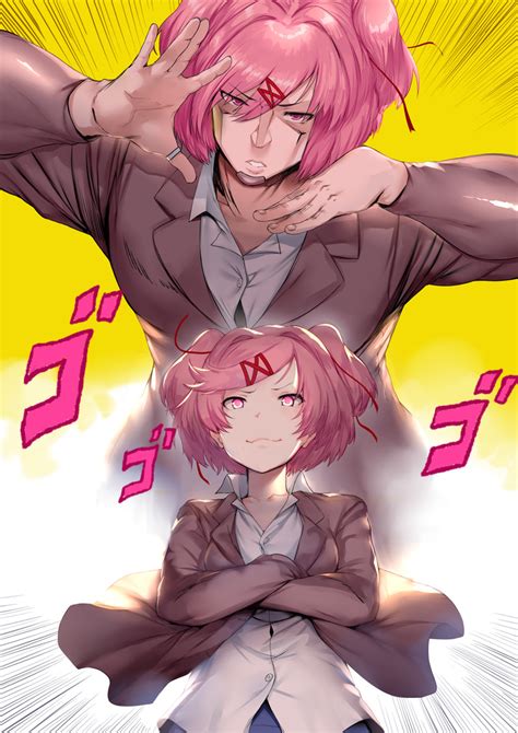 Natsuki Doki Doki Literature Club Danbooru