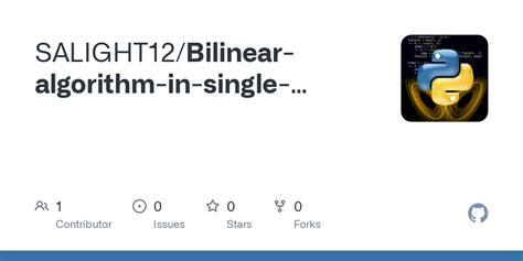 Github Salight Bilinear Algorithm In Single Image Based Super