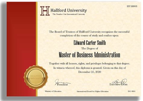 Dba Hallford University
