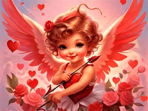 Premium Ai Image Cute Cupid For Valentine Day Concept