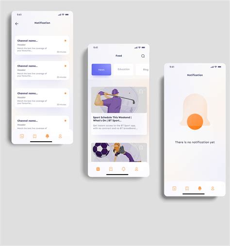 Notification App Behance