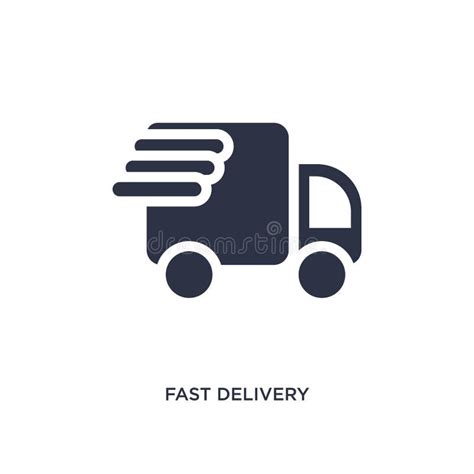 Fast Delivery Icon With Timer Fast Stopwatch Line Icon Fast Delivery Shipping Service Sign