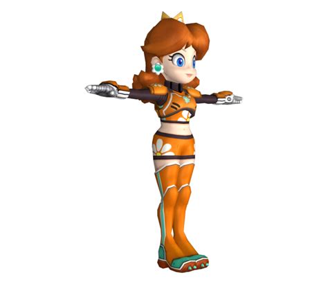 Wii Mario Strikers Charged Daisy The Models Resource