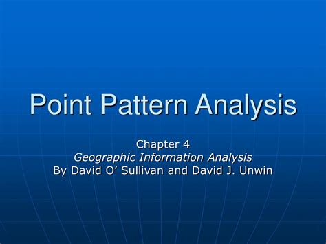 ppt point pattern analysis powerpoint presentation free download