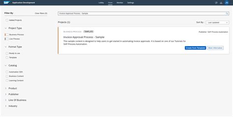 Sap Process Automation New Sample Content For Inv Sap Community