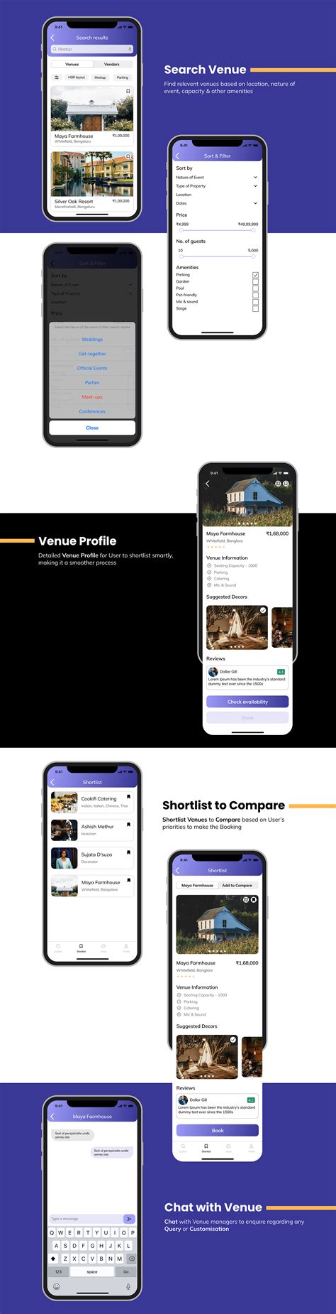 Ios Presentation Event Management App On Behance