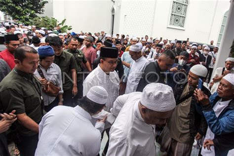 Anies Baswedan Takziah Almarhum Habib Hasan Bin Jafar Assegaf Antara Foto