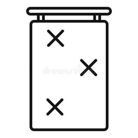 Outdoor Advertising Billboard Showing Three Cross Marks For Voting