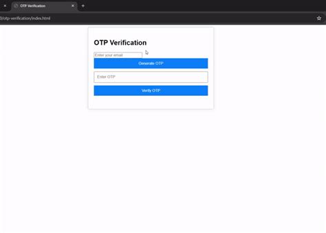 Building An Otp Verification System With Nodejs And Mongodb
