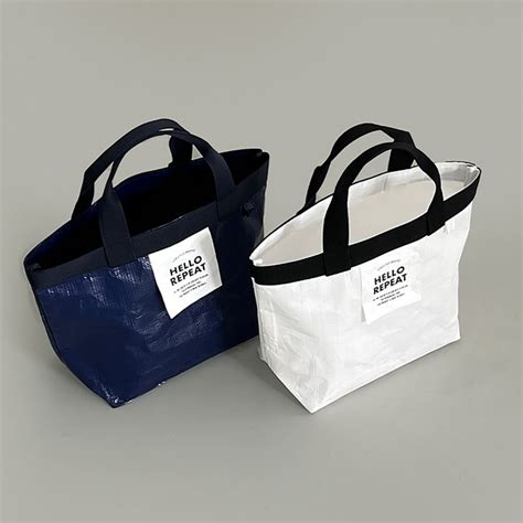 리핏 타포린 백 여름 방수 에코백 가방 캠핑 2colors 단길