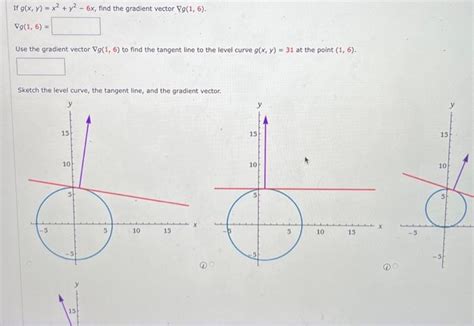 Solved If G X Y X2 Y2−6x Find The Gradient Vector ∇g 1 6