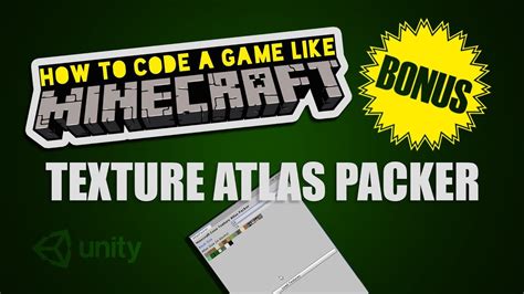BONUS Make Minecraft In Unity D Tutorial Texture Atlas Packer YouTube