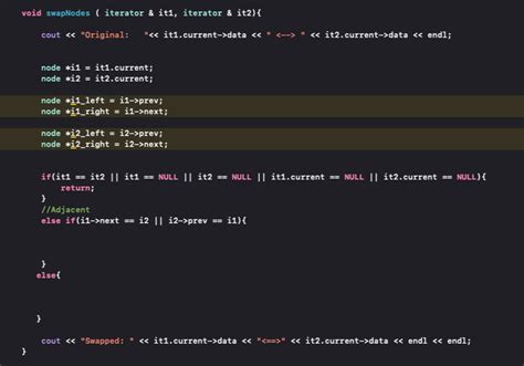 Solved Help Swap Doubly Linked List Without
