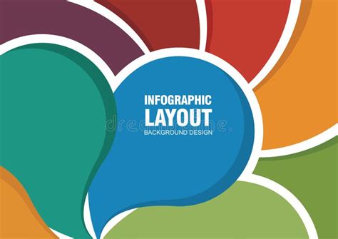 Stylish Background For Infographic Or Work Flow Template Stock Vector Illustration Of