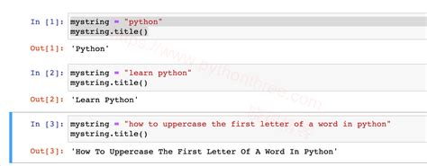 如何在python中将单词首字母大写 晓得博客 Python