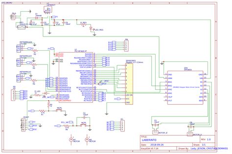 robot laberinto variables oshwlab
