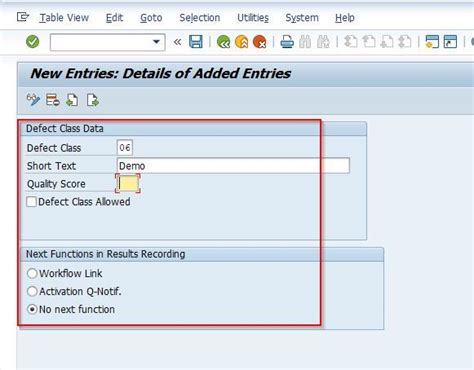 how to define defect classes in sap qm